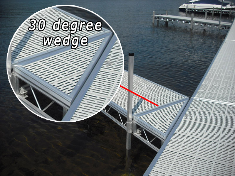 Boat Dock Wedges | Affordable Boat Docks